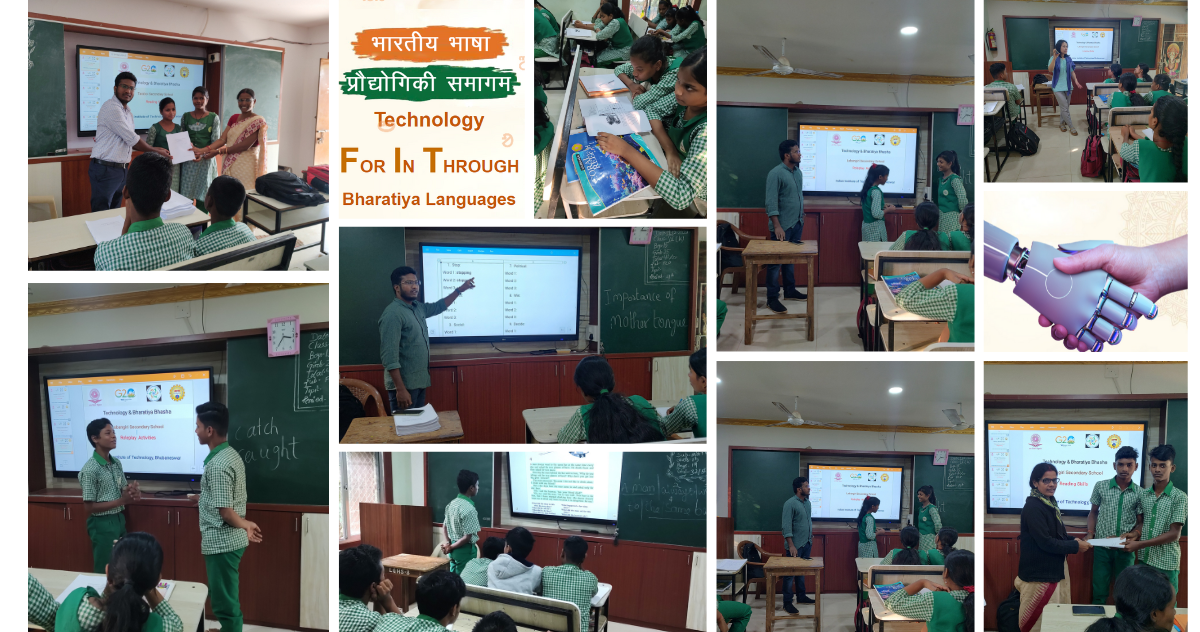 Caption: Activities by IIT Bhubaneswar in line with Technology and Bharatiya Bhasha Summit ...