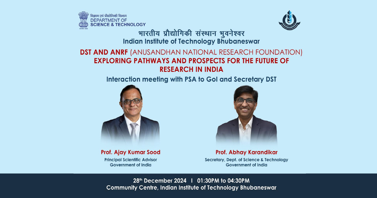 ANRF (Anusandhan National Research Foundation) and the Avenues for and ...